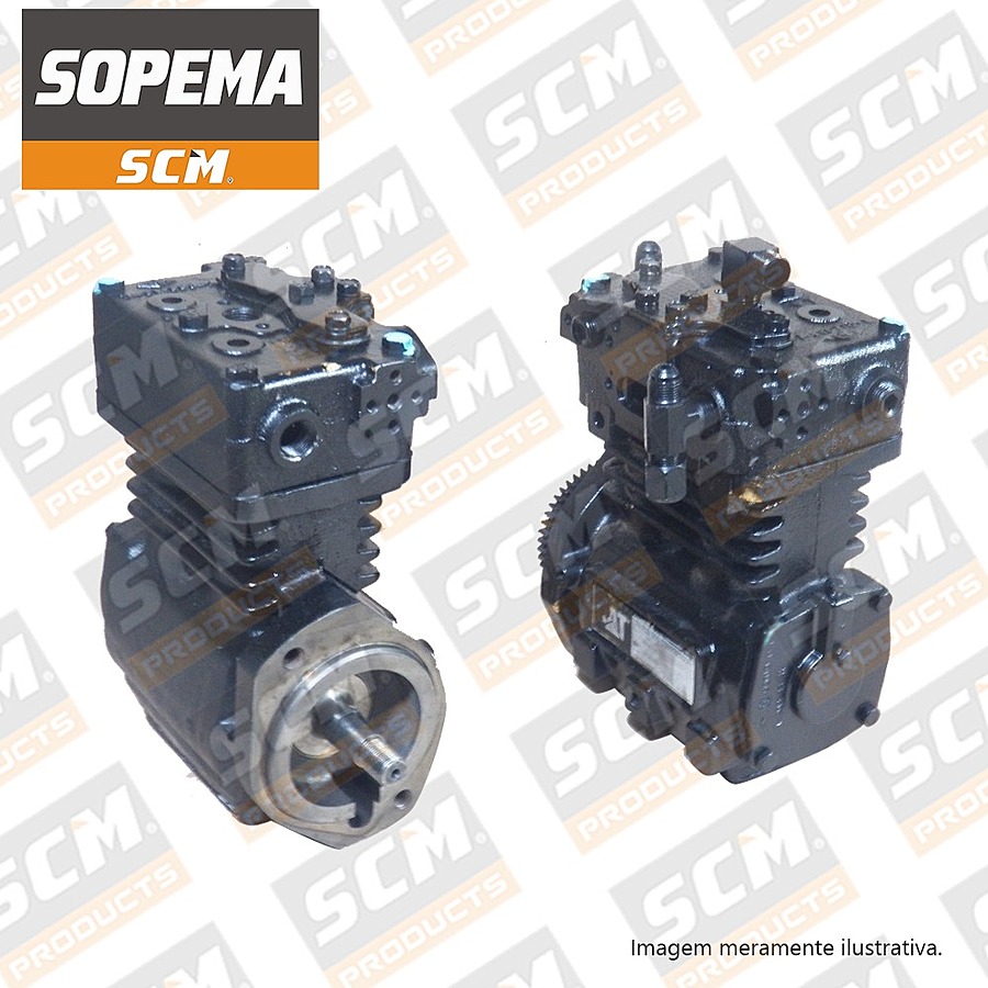 Compressor de Ar 120H 1450840, Caterpillar, Compressor, compressor de ...