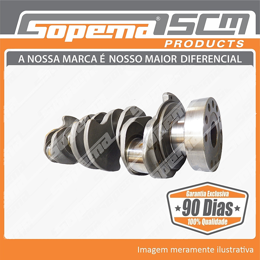 Virabrequim 3054 Ponta lisa 3590716, Caterpillar, Virabrequim, motores ...