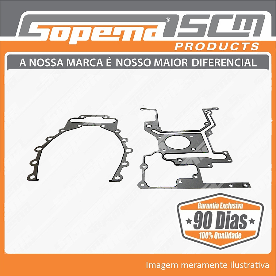 Jogo de Juntas Inferior QSX15 - 4955590, Cummins, Juntas, motor ...