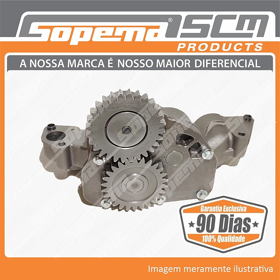 Bomba de Óleo QSX15 - 3687528, Cummins, Lubrificação, motor, Cummins ...